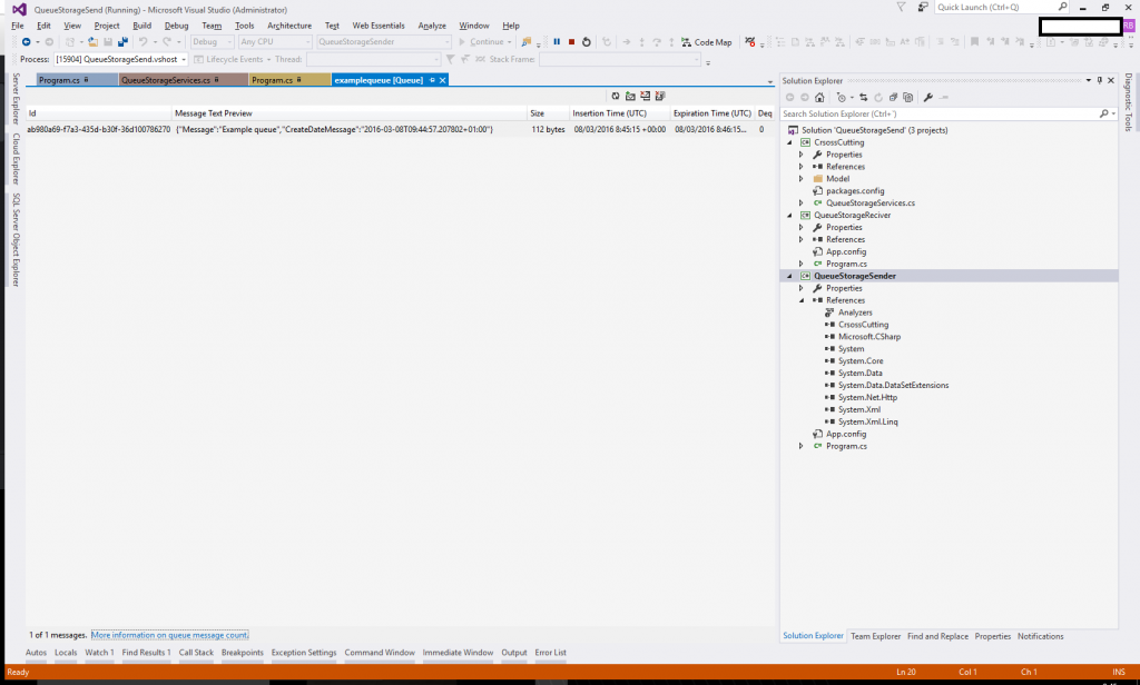 Azure Storage Queues · Robert Bermejo's Blog
